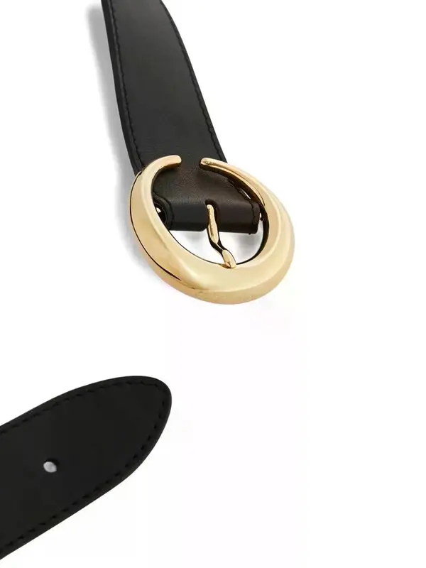 Rabanne Ring-buckle Leather Belt