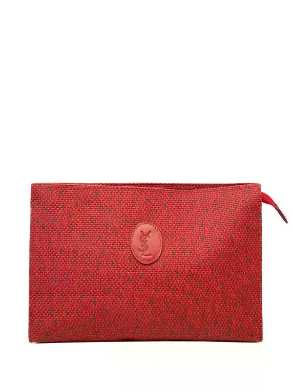 Saint Laurent 2000-2010 Canvas Clutch