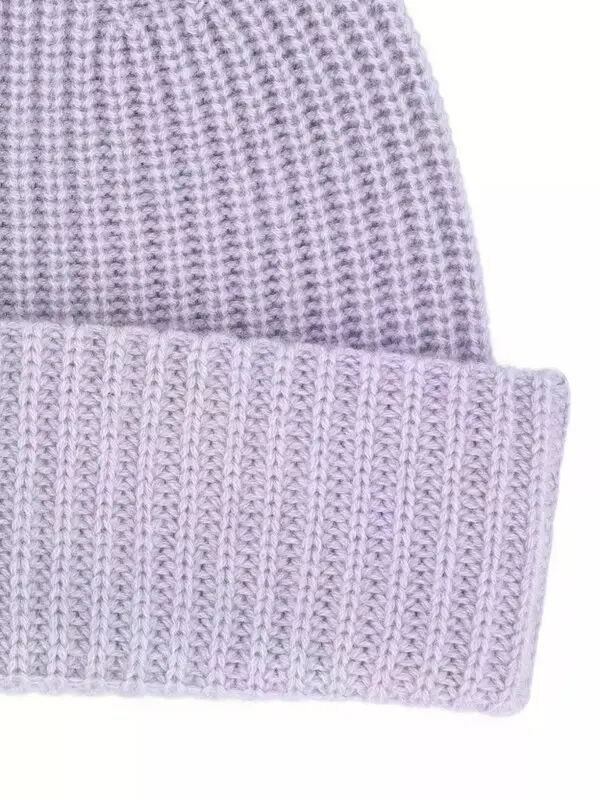 Loro Piana Ribbed Cashmere Beanie