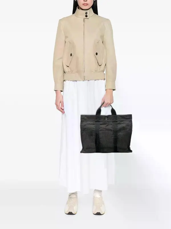 Hermès 1990-2010 Herline Mm Tote Bag - Grey