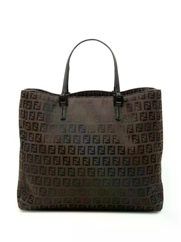 Fendi 2000-2010 Zucchino Canvas Tote Bag