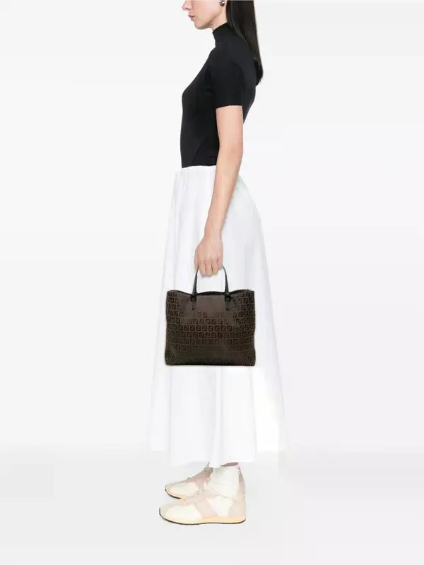 Fendi 2000-2010 Zucchino Canvas Tote Bag