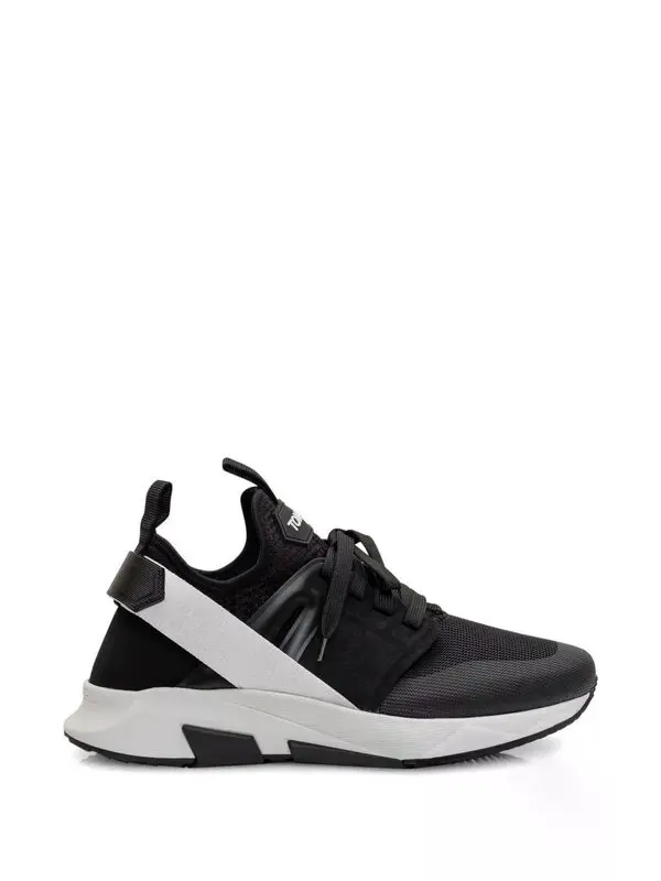 TOM FORD Jago Leather Sneakers - Black
