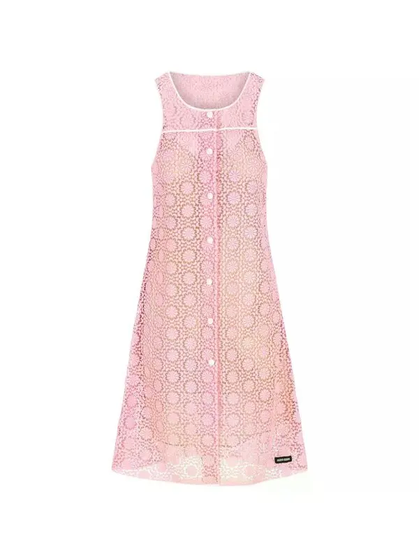 Miu Miu Floral-motif Midi Dress