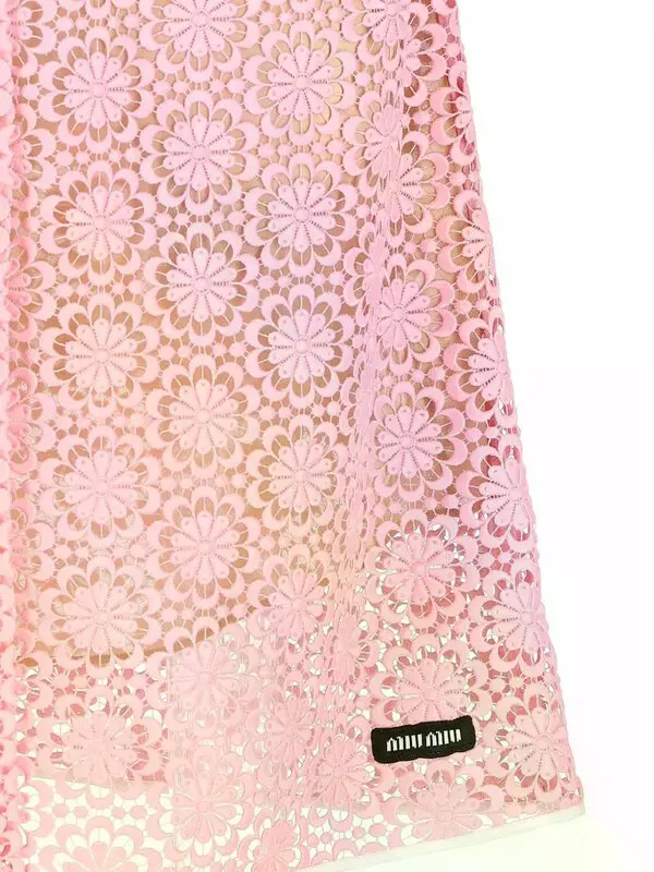 Miu Miu Floral-motif Midi Dress