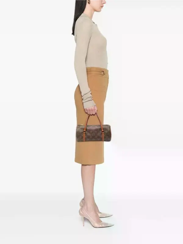 LOUIS VUITTON 2000-2020 Monogram Papillon 26 Handbag - Brown