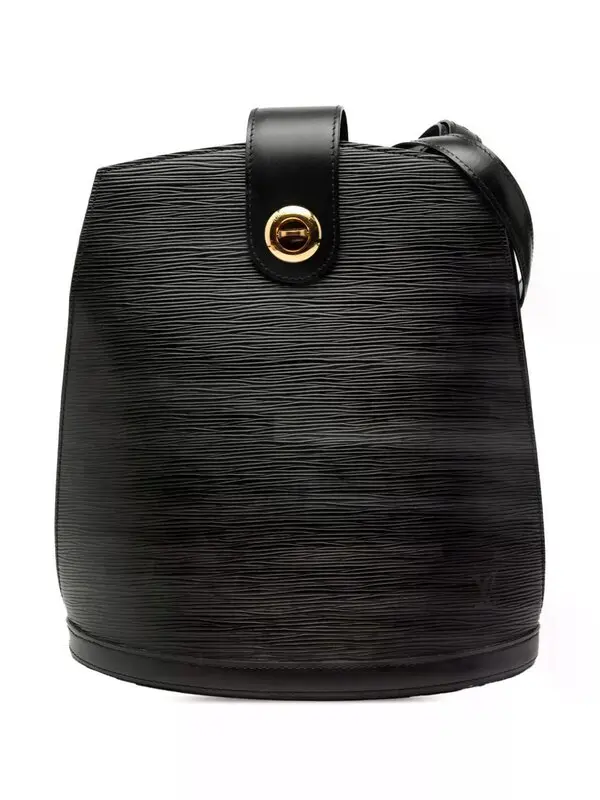 LOUIS VUITTON 1998 Epi Cluny Shoulder Bag - Black