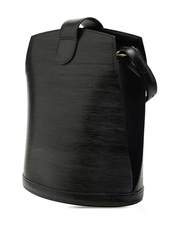 LOUIS VUITTON 1998 Epi Cluny Shoulder Bag - Black