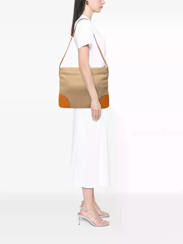 Prada 2013-2016 Canvas Logo Crossbody Bag