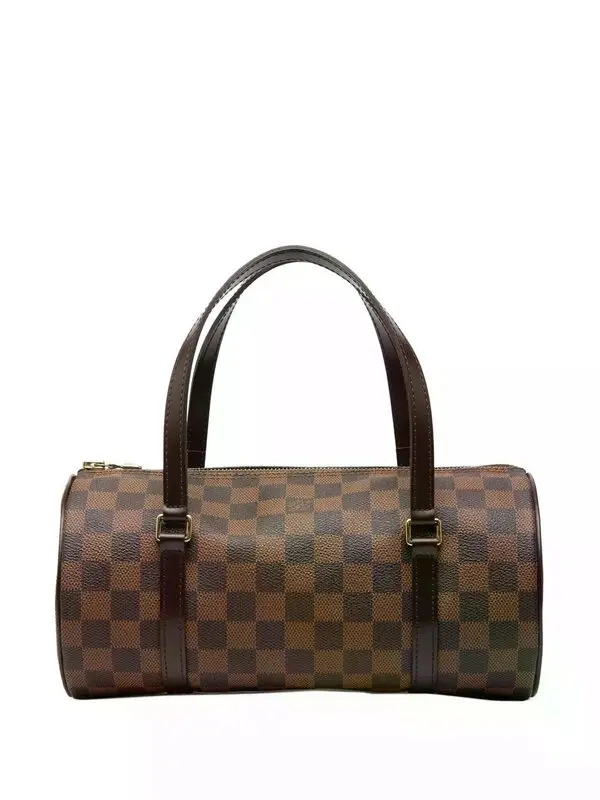 LOUIS VUITTON 2006 Damier Ebene Papillon 26 Handbag - Brown