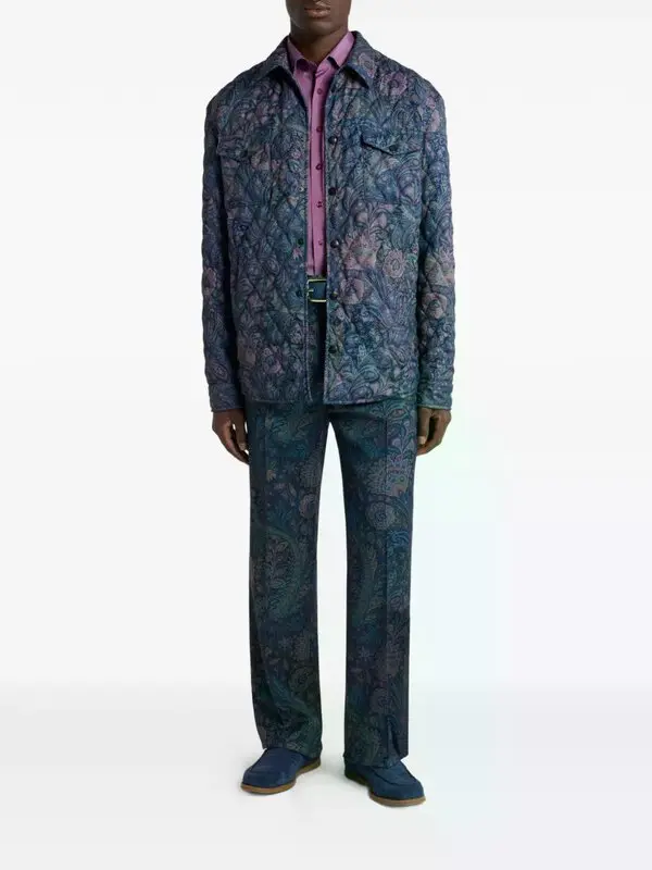 Etro Quilted Paisley Jacket