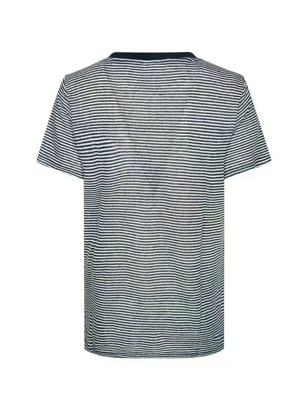 SUN 68 Striped T-shirt - Blue