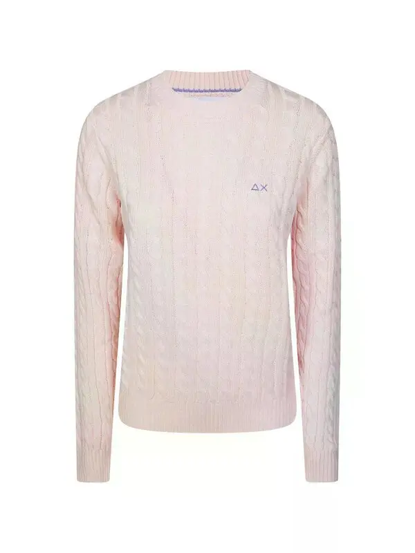 SUN 68 Cable-knit Sweater