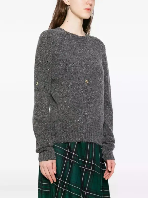 JW Anderson Embroidered Crew-neck Jumper
