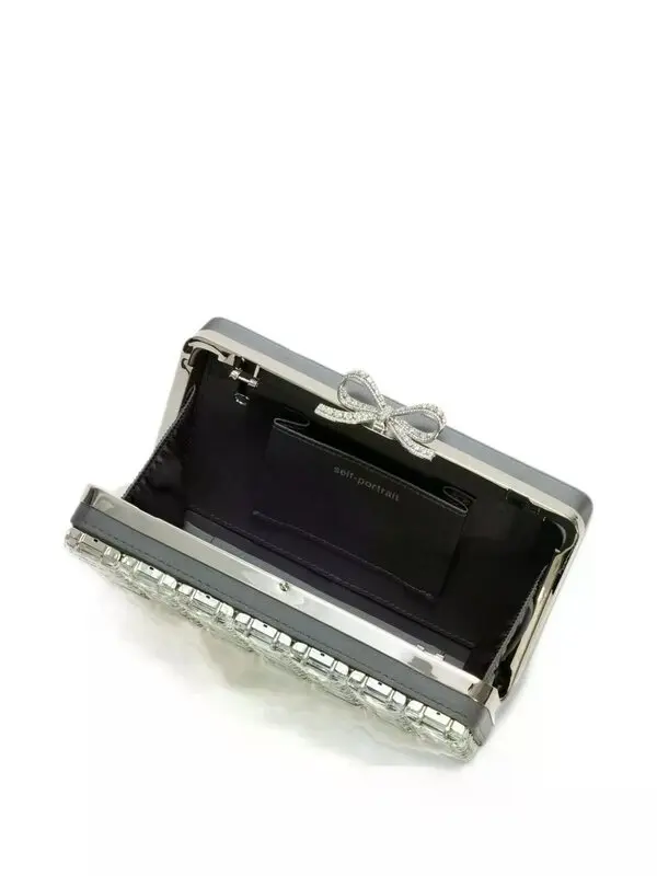 SELF-PORTRAIT Bow-detail Clutch