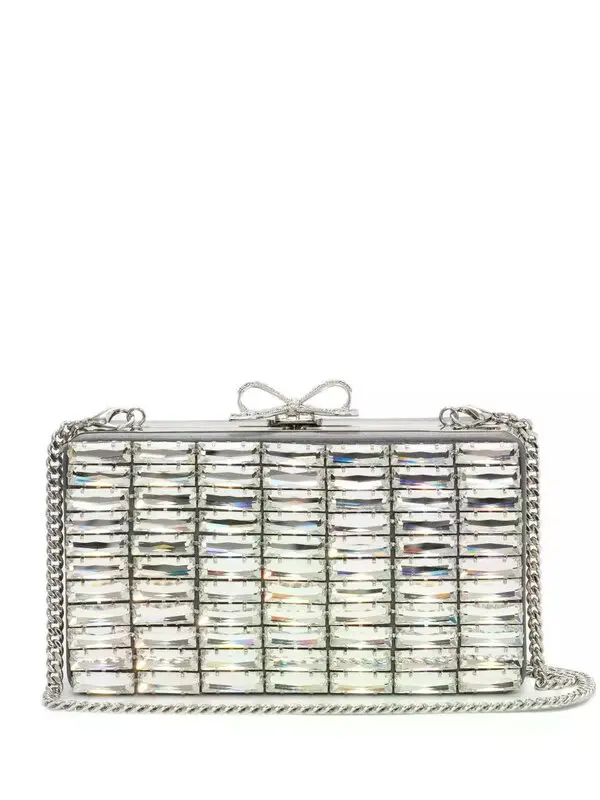SELF-PORTRAIT Bow-detail Clutch