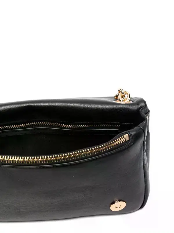 Moschino Quilted Chain Shoulder Bag - Black