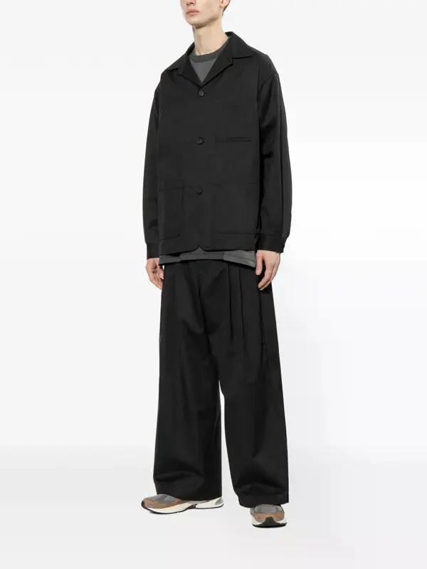 Comme Des Garçons Twill Wide-leg Trousers