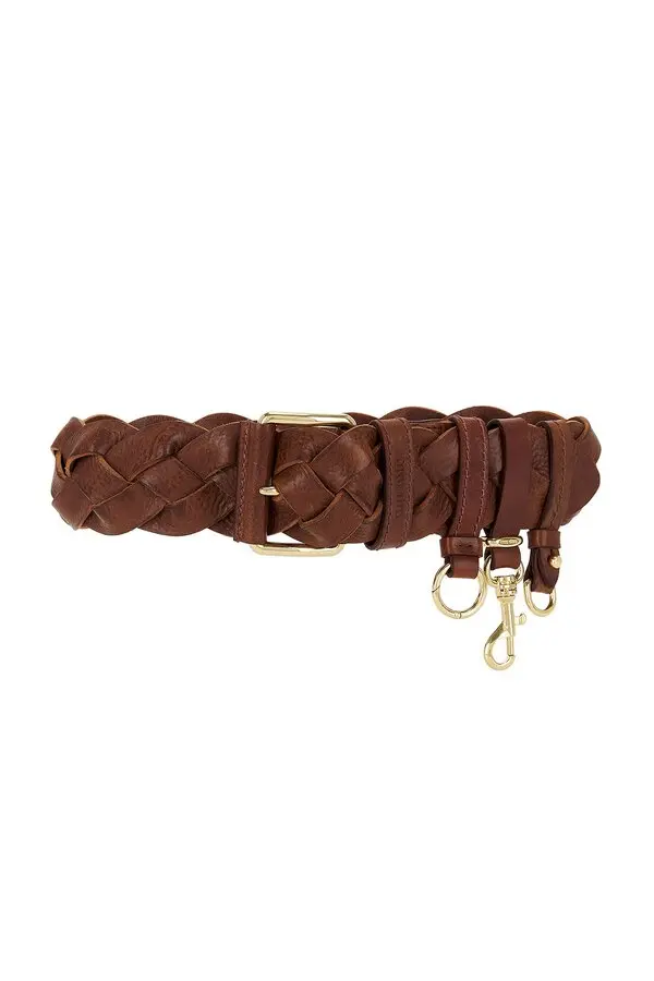 Miu Miu Intreccio Metal Belt - Tabacco