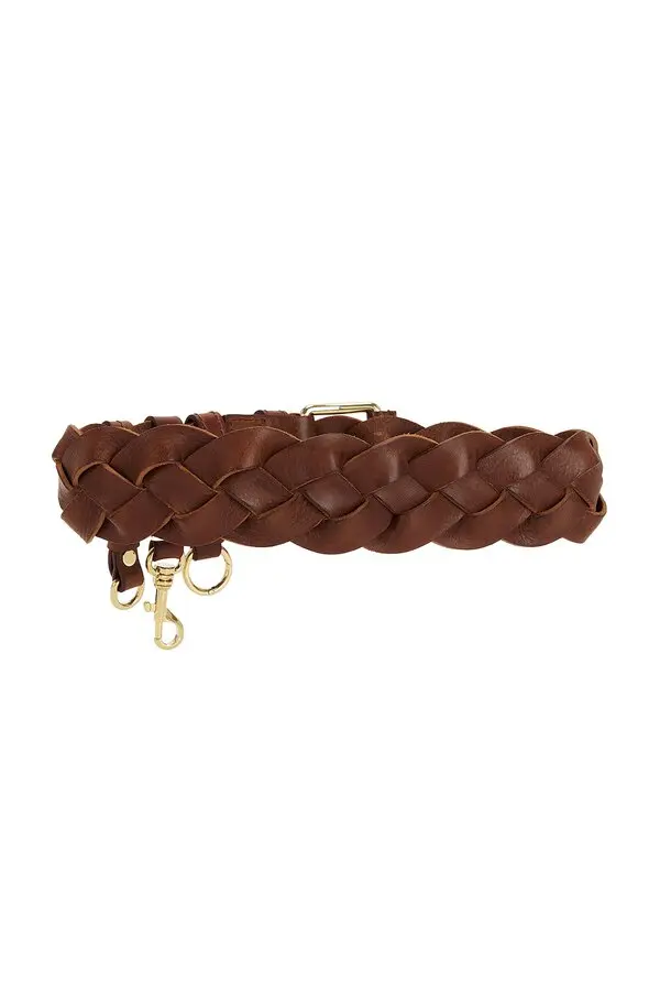 Miu Miu Intreccio Metal Belt - Tabacco