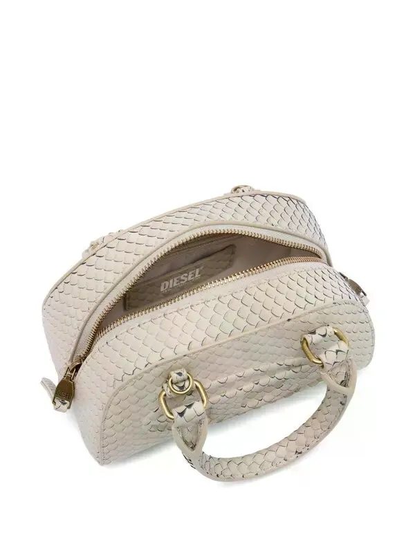 DIESEL® 1dr Dome Mini Bowling Tote Bag - Neutrals