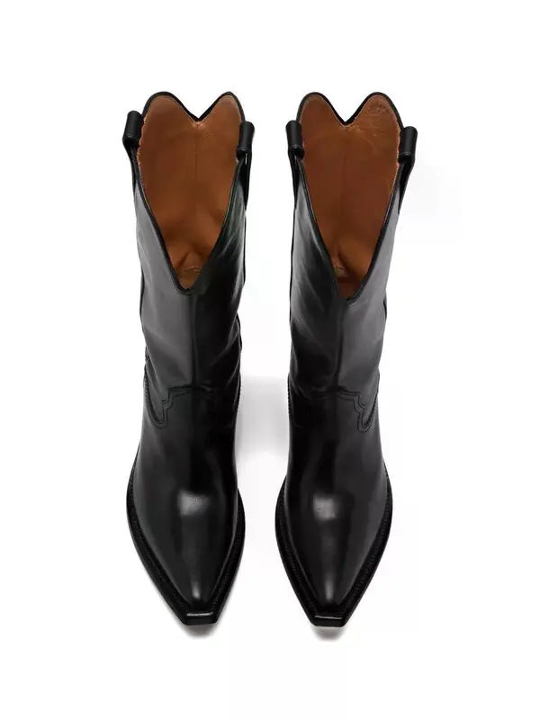 MAISON MARGIELA Heel-less Western Boots - Black