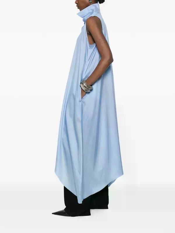 Vetements Pinstripe Sleeveless Dress