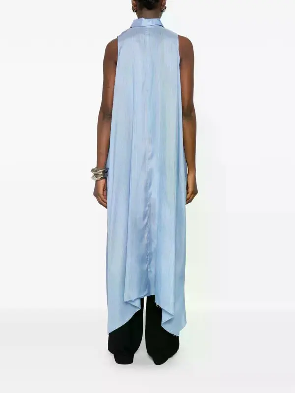 Vetements Pinstripe Sleeveless Dress