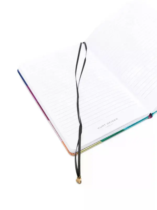 Kurt Geiger Eagle Striped Notebook