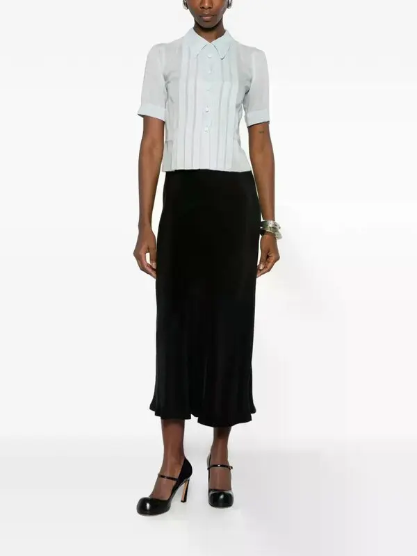 MAISON MARGIELA Button-front Blouse - Blue