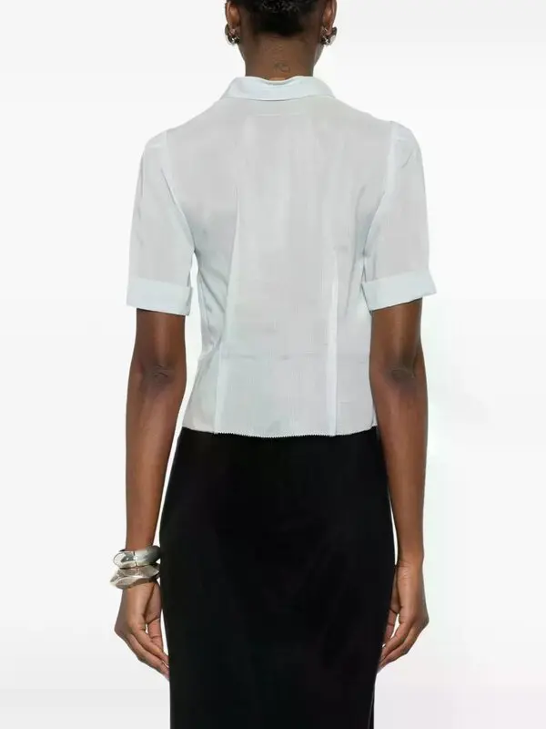 MAISON MARGIELA Button-front Blouse - Blue