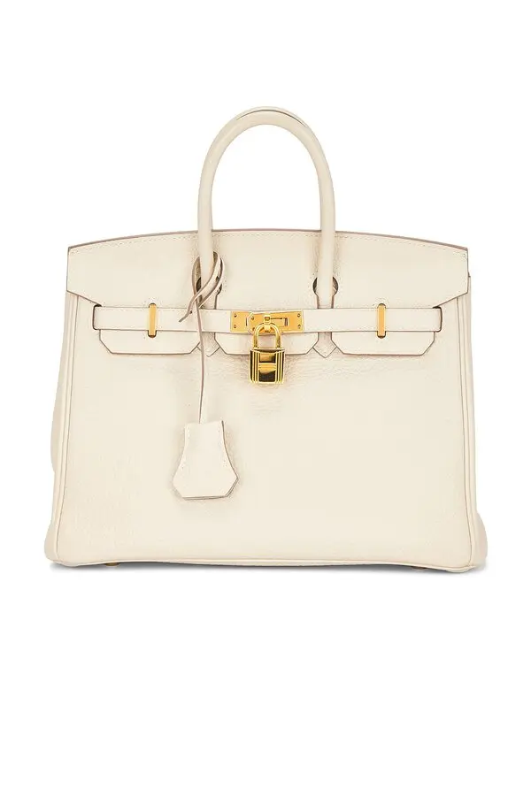 Hermès Togo Birkin 25 Handbag - Craie