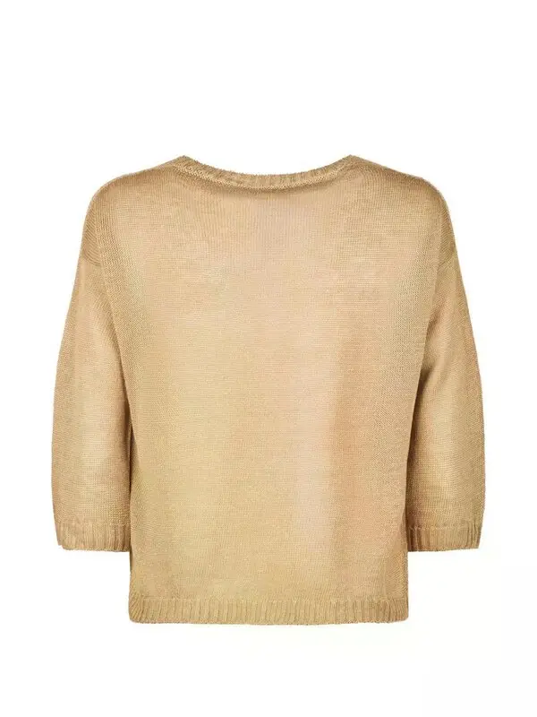 Max Mara Knitted Round-neck Top