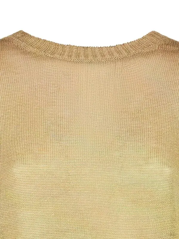 Max Mara Knitted Round-neck Top