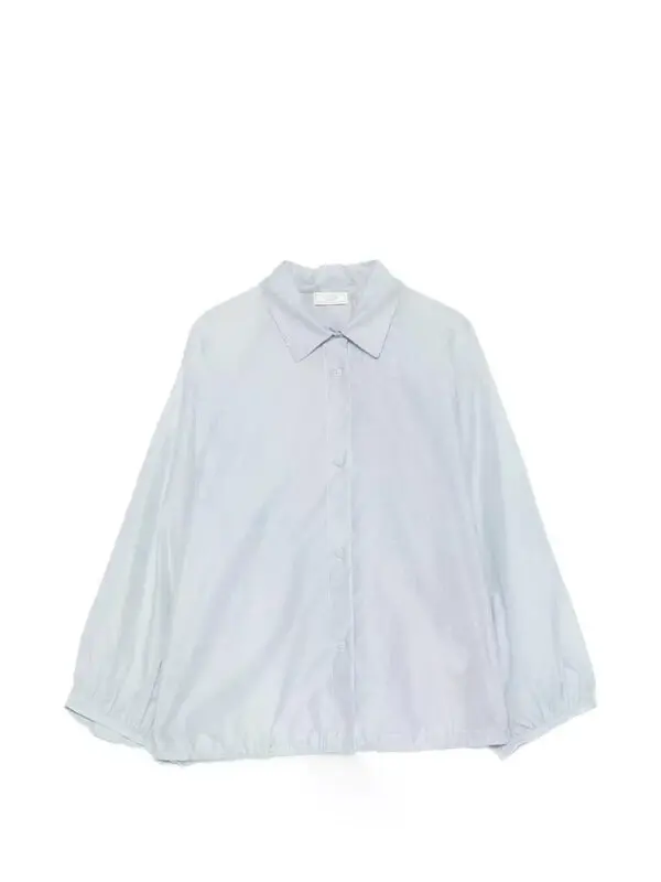 Peserico Toggle-detail Shirt - Blue