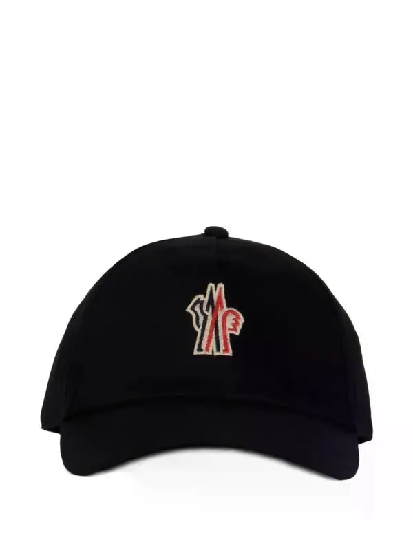 Moncler Logo-embroidered Baseball Cap - Black