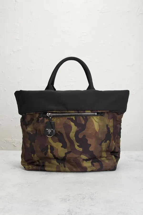 Prada Reversible Camouflage Handbag