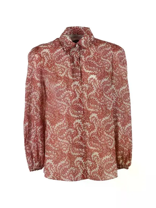 Max Mara Patterned Shirt - Red