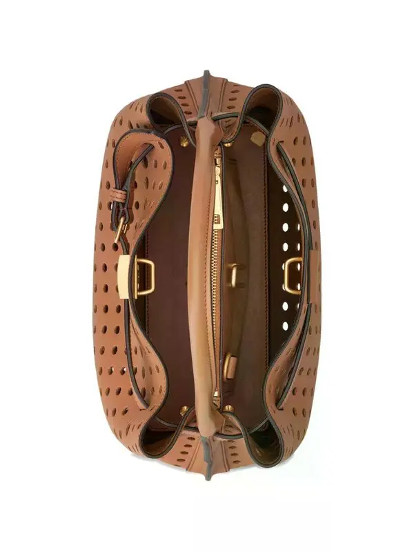 TOD'S Top Handle Tote Bag - Brown