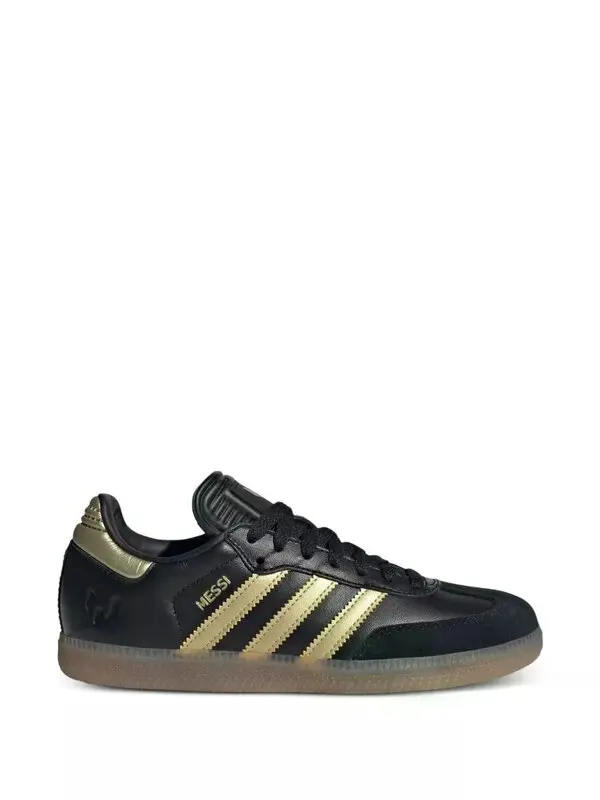 Adidas Three Stripes Lace-up Sneakers - Black