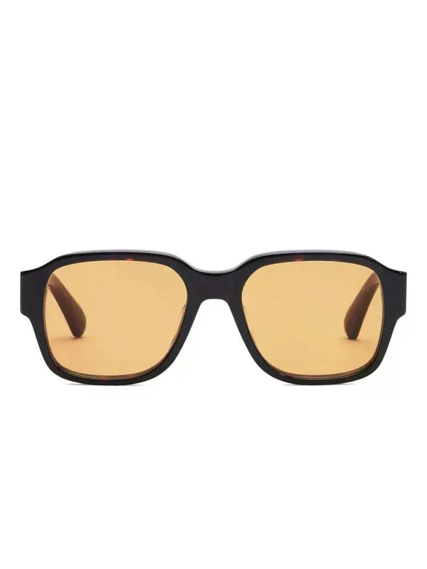 Ami 75006 Square-frame Sunglasses - Brown