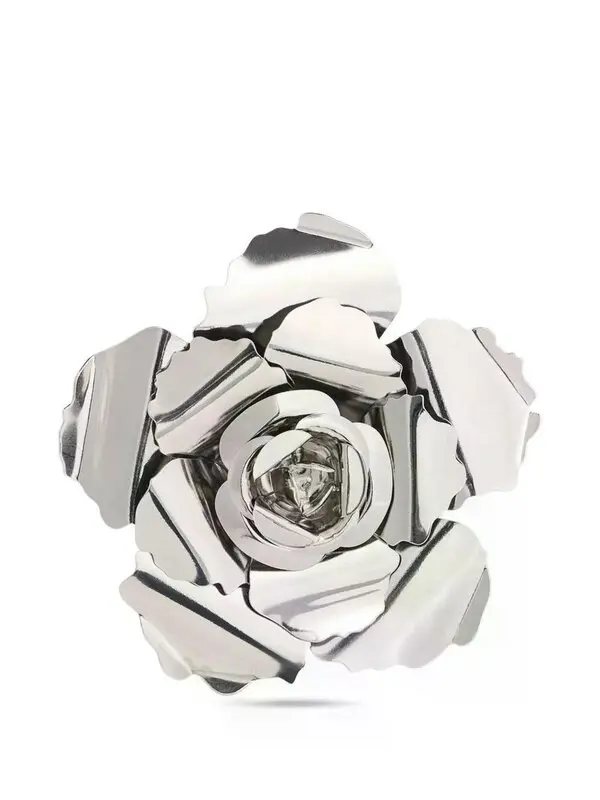 Rabanne Flower Hair Clip - Silver