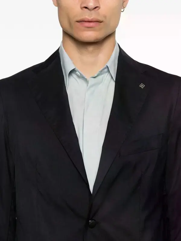 Tagliatore Button-fastening Single-breasted Blazer - Blue