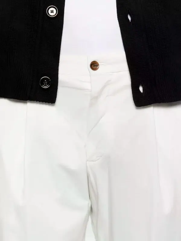 BRIGLIA 1949 Pleated Trousers - White