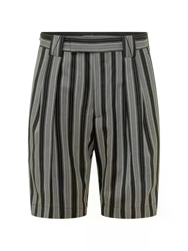 Versace Striped Formal Shorts