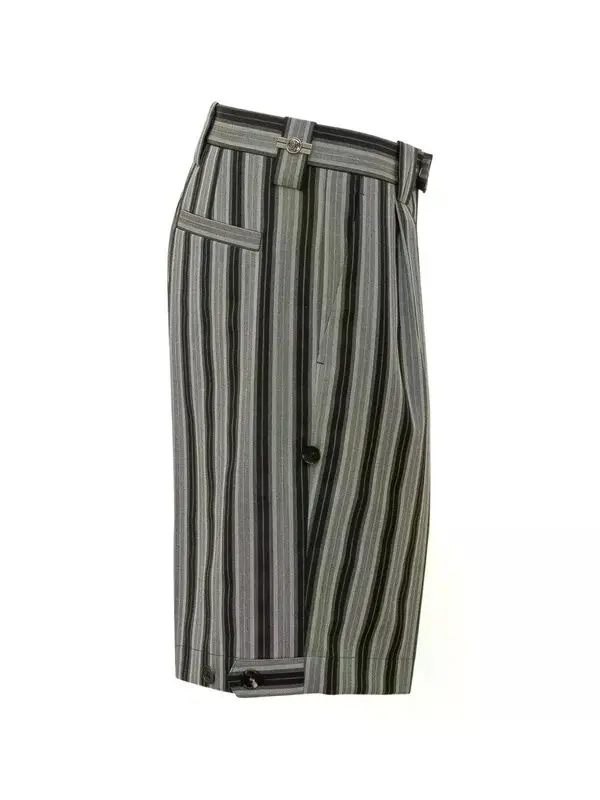 Versace Striped Formal Shorts