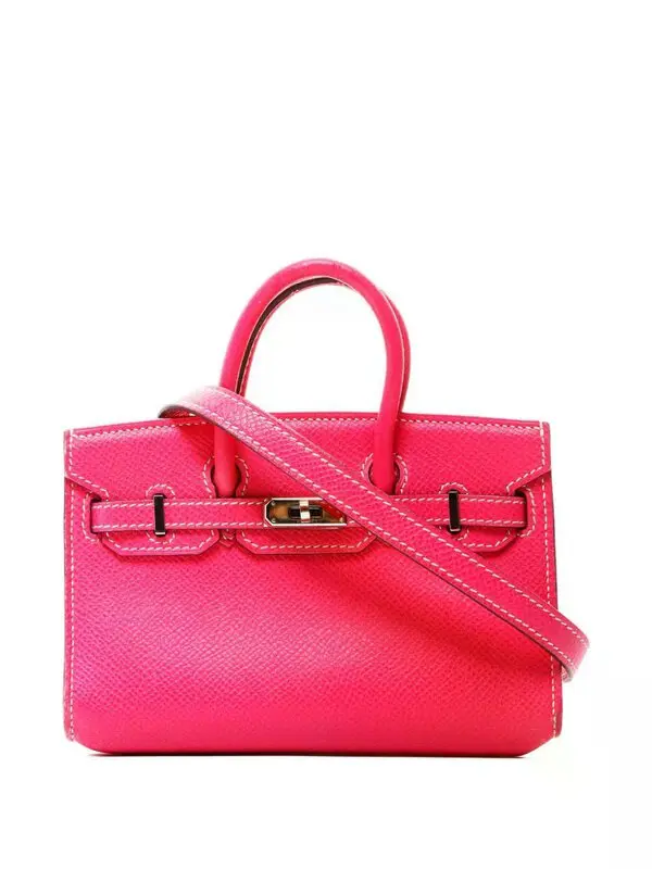 Hermès 2011 Tiny Birkin Leather Mini Bag - Pink