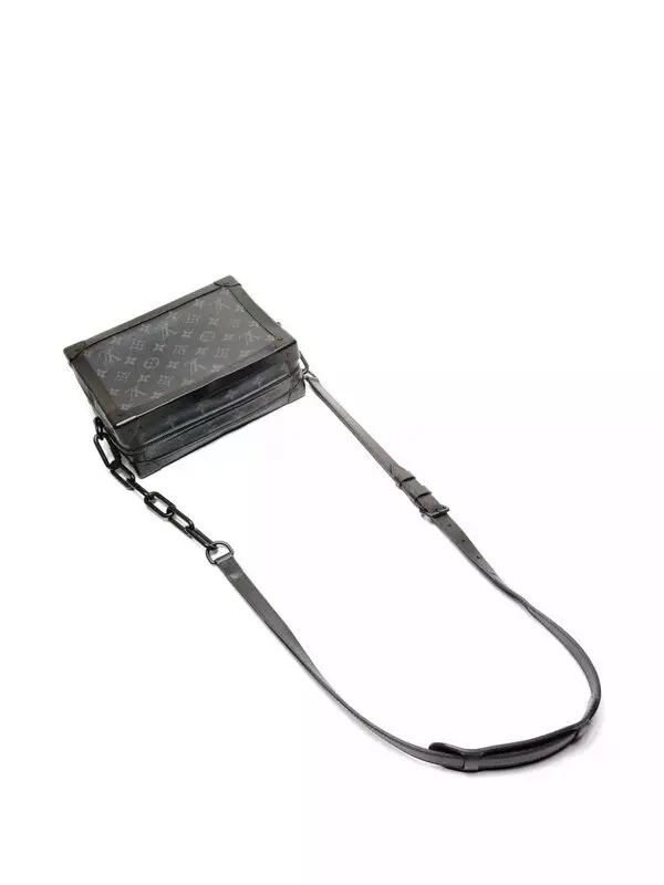 LOUIS VUITTON Soft Trunk Monogram Eclipse Cross Body Bag - Black