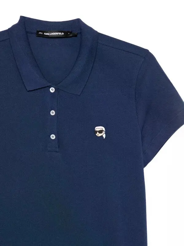 Karl Lagerfeld Ikon Polo Shirt - Blue