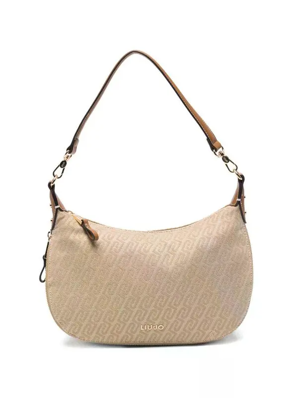 Liu Jo Medium Jacquard Shoulder Bag - Neutrals